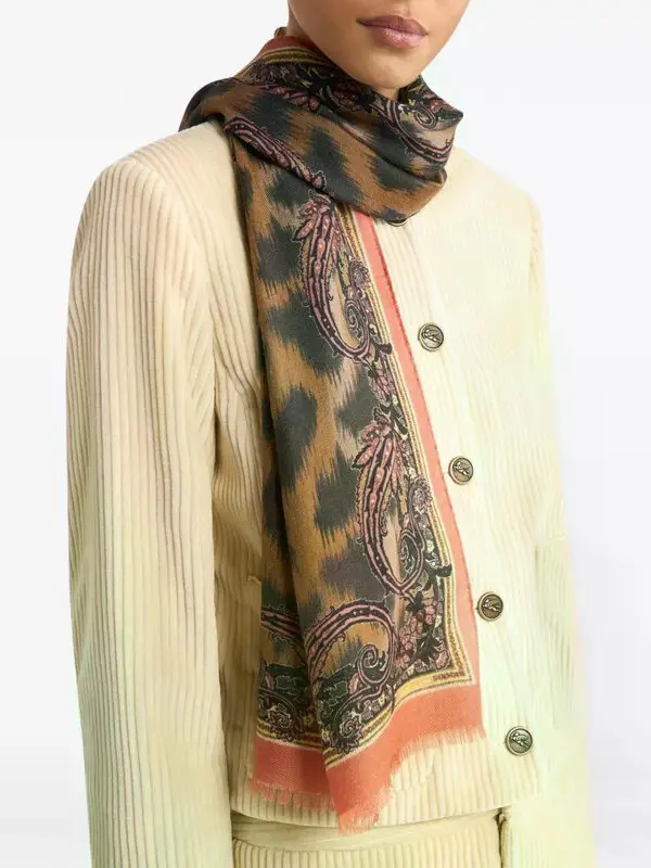 Etro Animal-motif Scarf