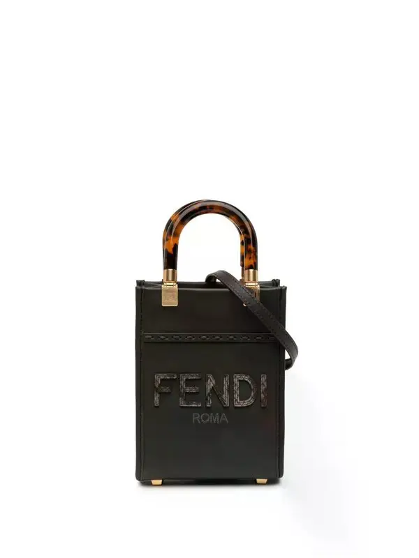 Fendi Mini Sunshine Shopper Tote Satchel