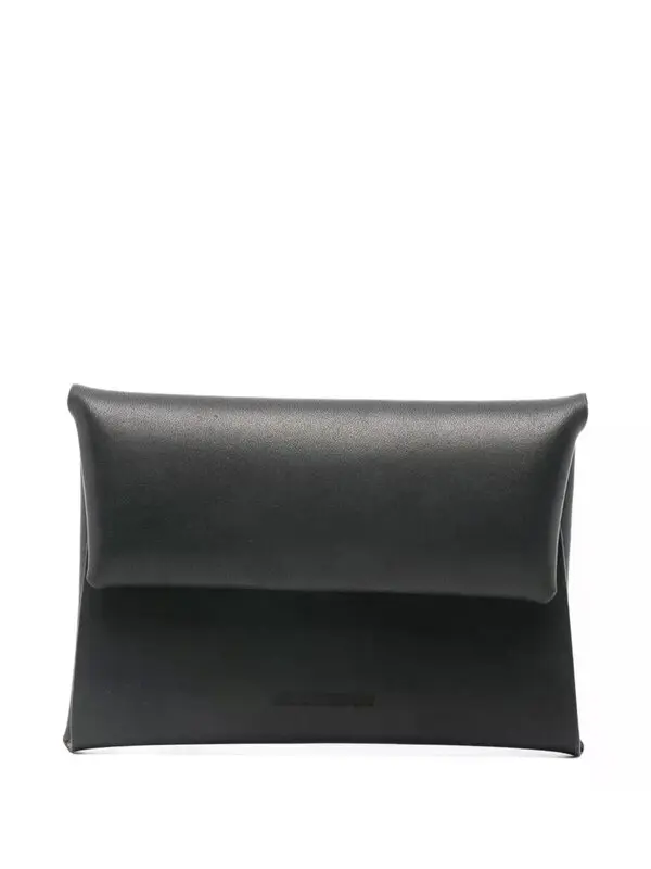 JIL SANDER Folded Coin Purse - Black