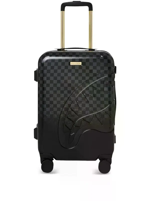 SPRAYGROUND Spritz Checkerboard Shark Trolley - Black