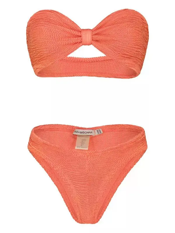 PARAMIDONNA Lucy Knot Two-piece Swimsuit - Orange