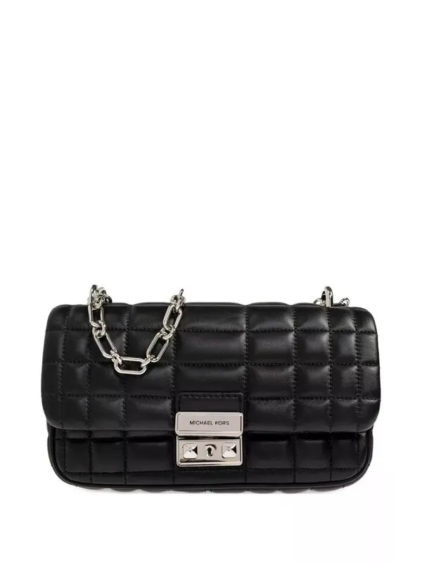 Michael Kors Tribeca Quilted Leather Shoulder Bag - Black