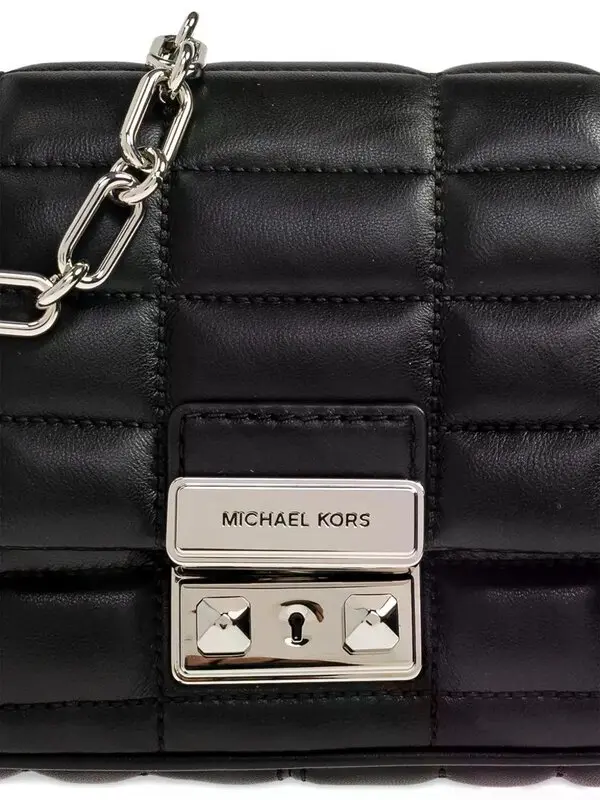 Michael Kors Tribeca Quilted Leather Shoulder Bag - Black