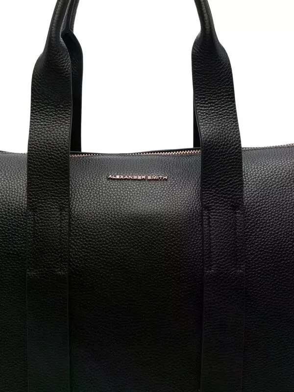 ALEXANDER SMITH Top Handle Leather Tote