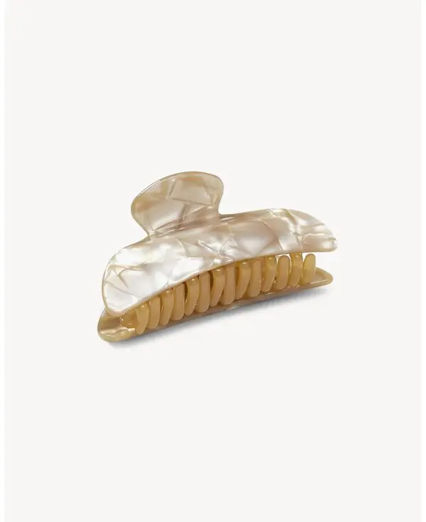 MACHETE Midi Heirloom Claw Clip - Sand Shell