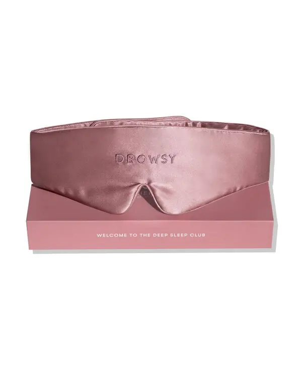 DROWSY Featherweight Silk Eye Mask - Pink