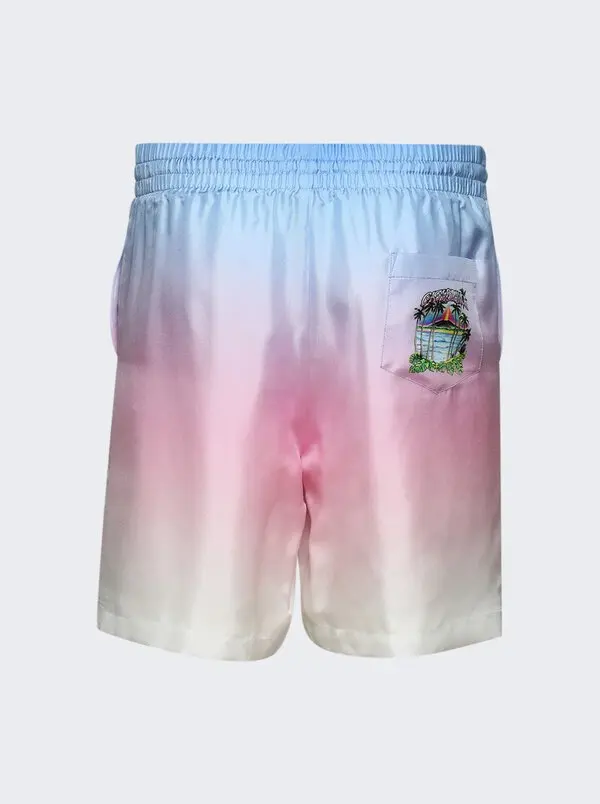 Casablanca Silk Shorts - Multi