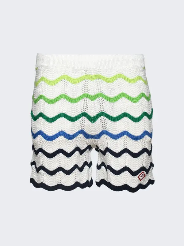 Casablanca Wave Knit Short - Multi