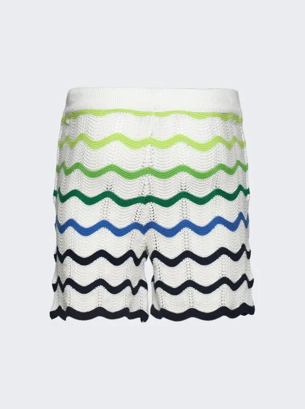Casablanca Wave Knit Short - Multi