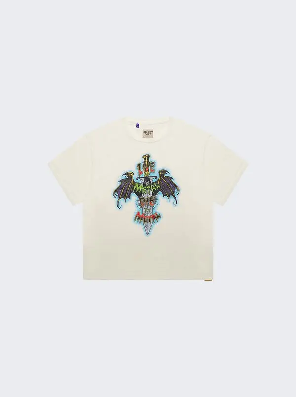 GALLERY DEPT. Live For Metal Tee Light Archival White - Off White