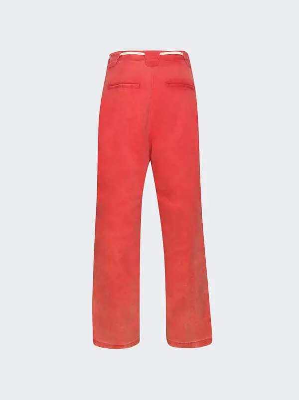 RIVINGTON ROI REBIS Metanoia Logo Working Pant - Red