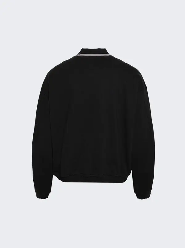 Alexander Wang Long Sleeve Polo Shirt - Black