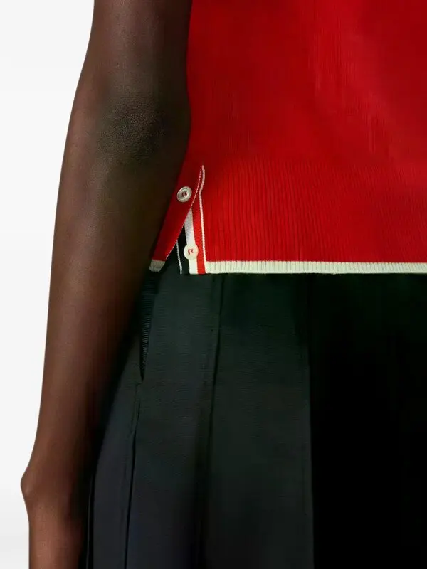 Thom Browne 4-bar Short-sleeve T-shirt - Red