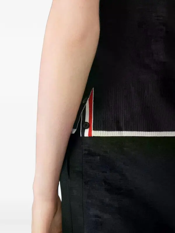 Thom Browne 4-bar Short-sleeve T-shirt - Black