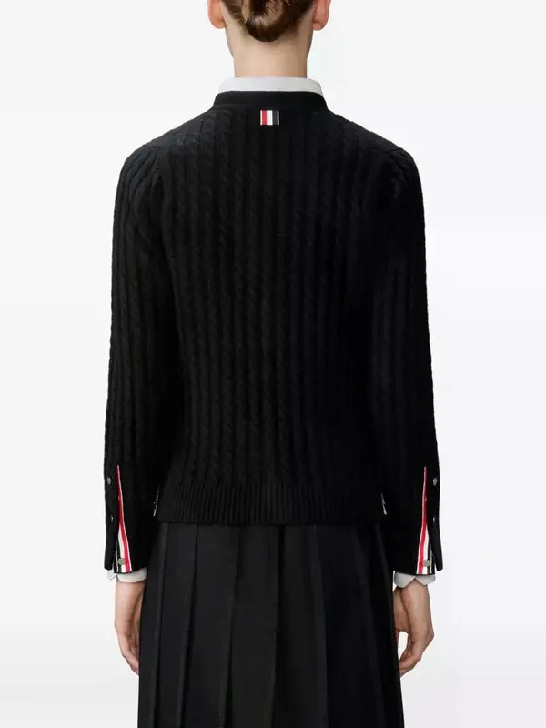 Thom Browne Cable-knit Cardigan