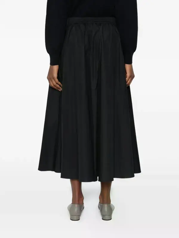 Mark Kenly Domino Tan Panelled A-line Skirt