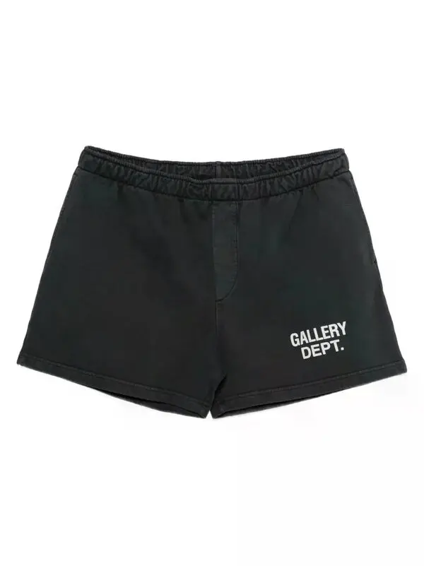 GALLERY DEPT. Logo-print Track Shorts - Black