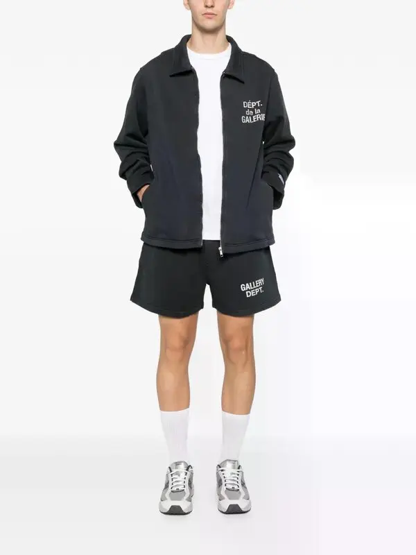 GALLERY DEPT. Logo-print Track Shorts - Black