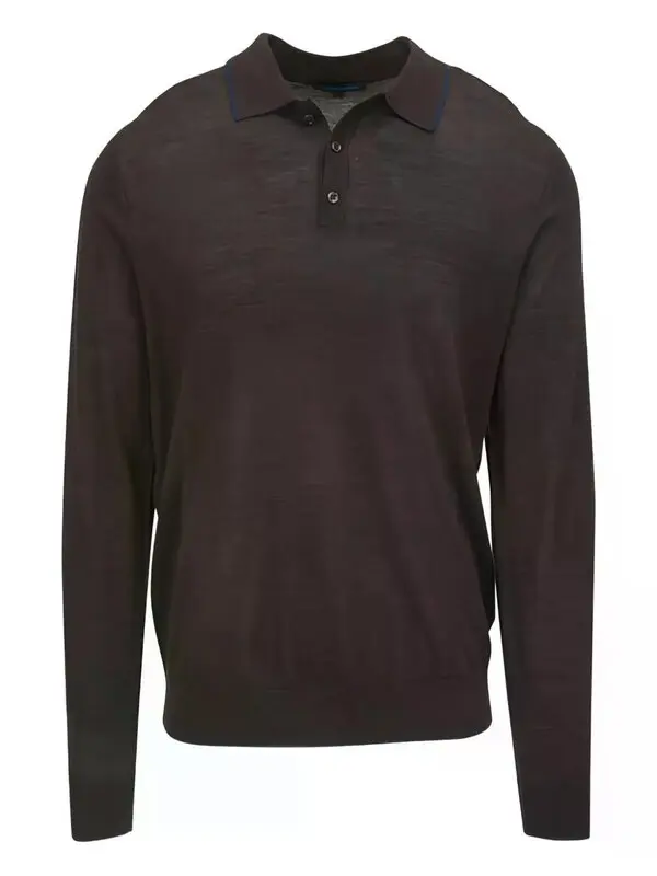 PYA Collar Polo Shirt - Brown