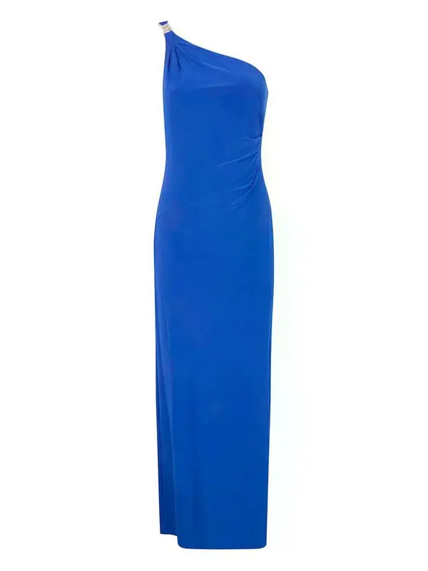 Ralph Lauren One-shoulder Draped Dress