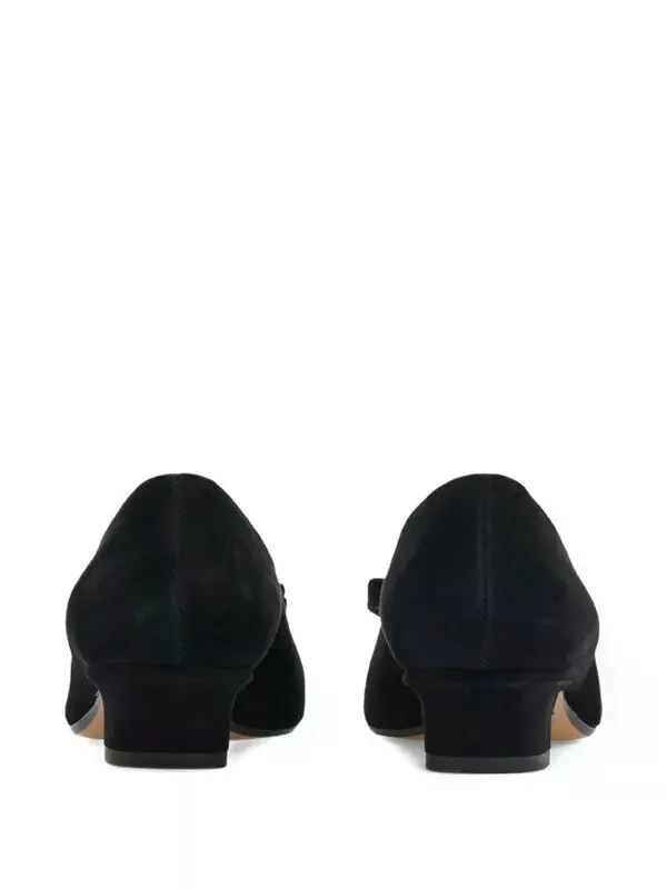FERRAGAMO Vara Bow Block-heel Pumps - Black