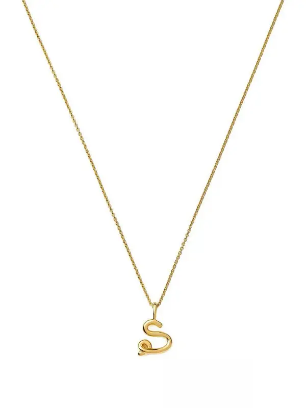 MISSOMA Initial Pendant Necklace - Gold