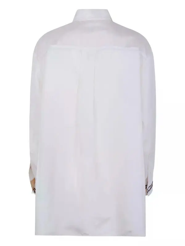 Paul Smith Ribbon-print Shirt - Neutrals