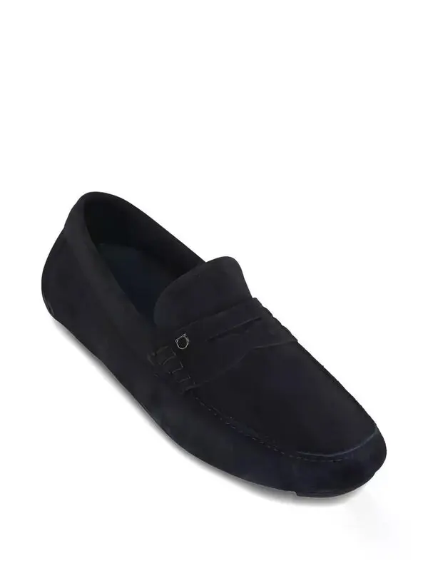FERRAGAMO Penny Bar Drivers Loafers
