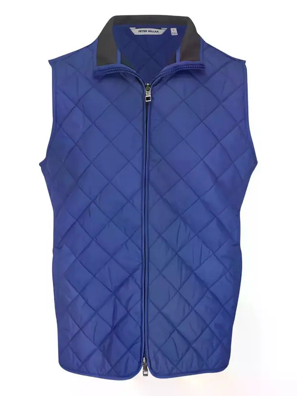 Peter Millar Essex Quilted Gilet - Blue