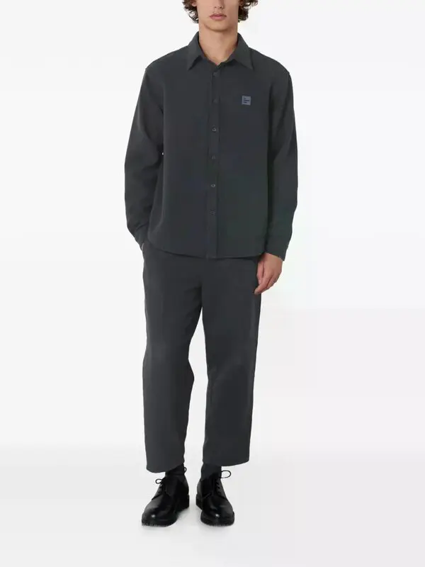 American Vintage Afaz Logo-patch Shirt