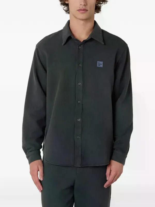American Vintage Afaz Logo-patch Shirt