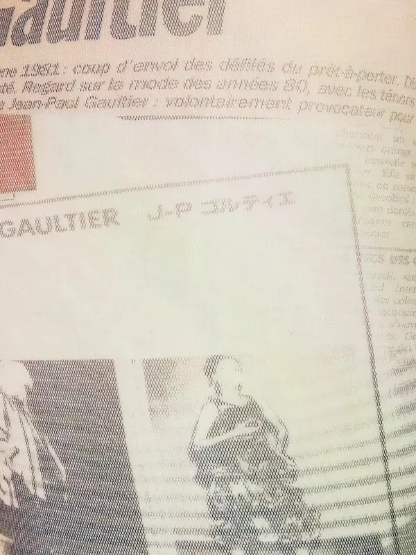 JEAN PAUL GAULTIER Newspaper Print Leggings