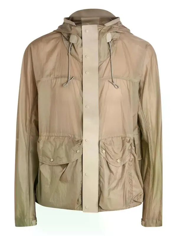 TEN C Skye Hooded Flap-pocket Jacket - Neutrals