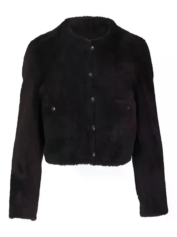 Dorothee Schumacher Reversible Shearling Jacket - Black