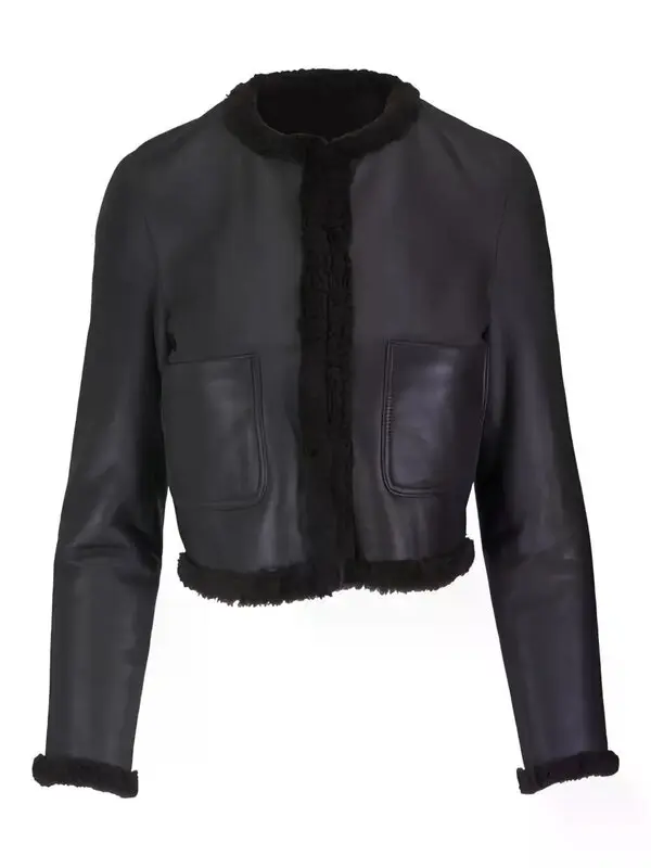 Dorothee Schumacher Reversible Shearling Jacket - Black