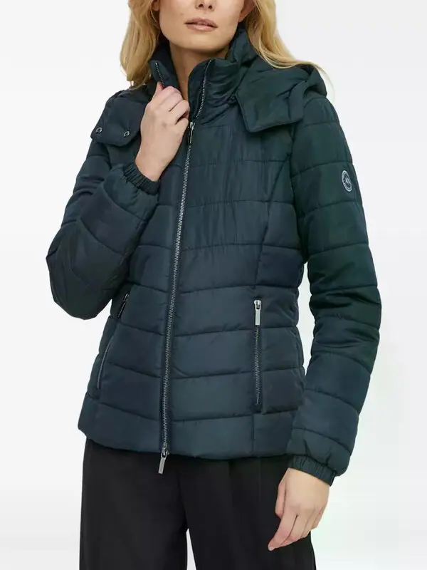 Armani Exchange Quilted Hooded Puffer Jacket