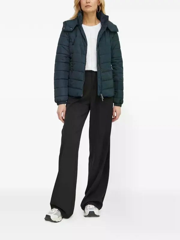Armani Exchange Quilted Hooded Puffer Jacket