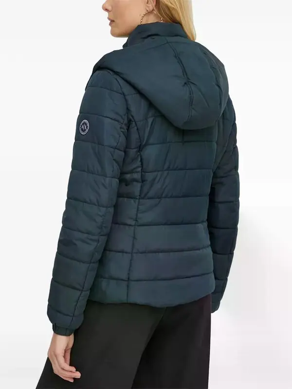 Armani Exchange Quilted Hooded Puffer Jacket
