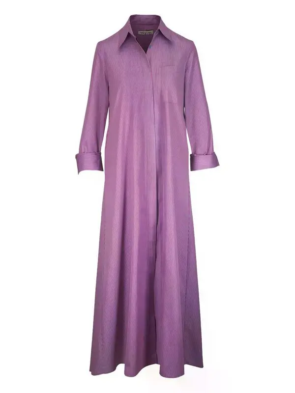 TWP Jenny´s Striped Shirt Maxi Dress