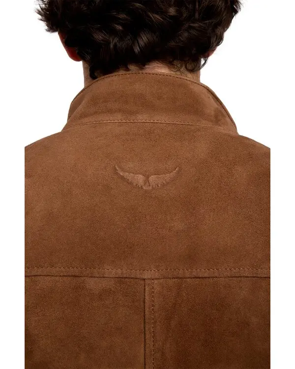 Zadig&Voltaire Lonni Suede Jacket - Coconut