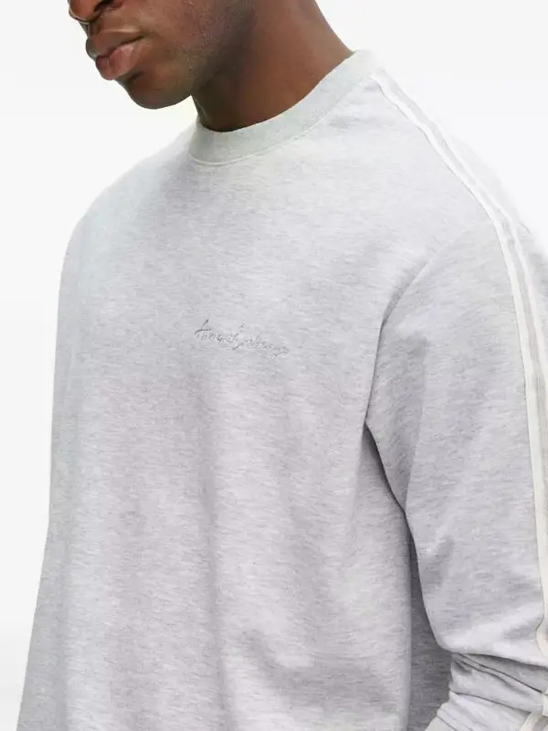Armani Exchange Striped Logo-detail Sweatshirt