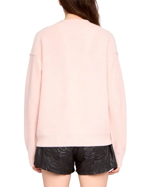 Zadig&Voltaire Mirkaz Cashmere Cardigan - Pearly