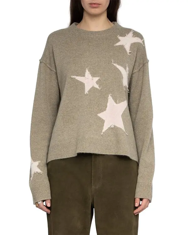Zadig&Voltaire Markuz Cashmere Sweater - Olive
