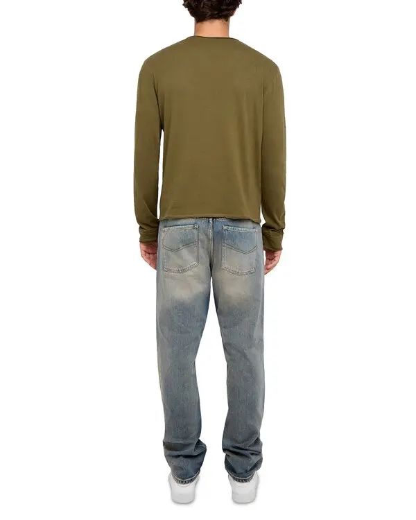 Zadig&Voltaire Monastir Long Sleeve Henley Tee