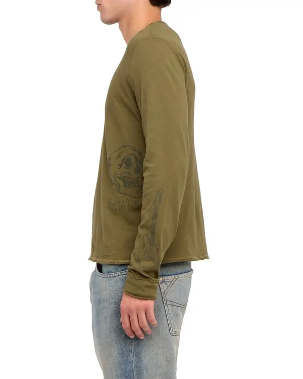 Zadig&Voltaire Monastir Long Sleeve Henley Tee