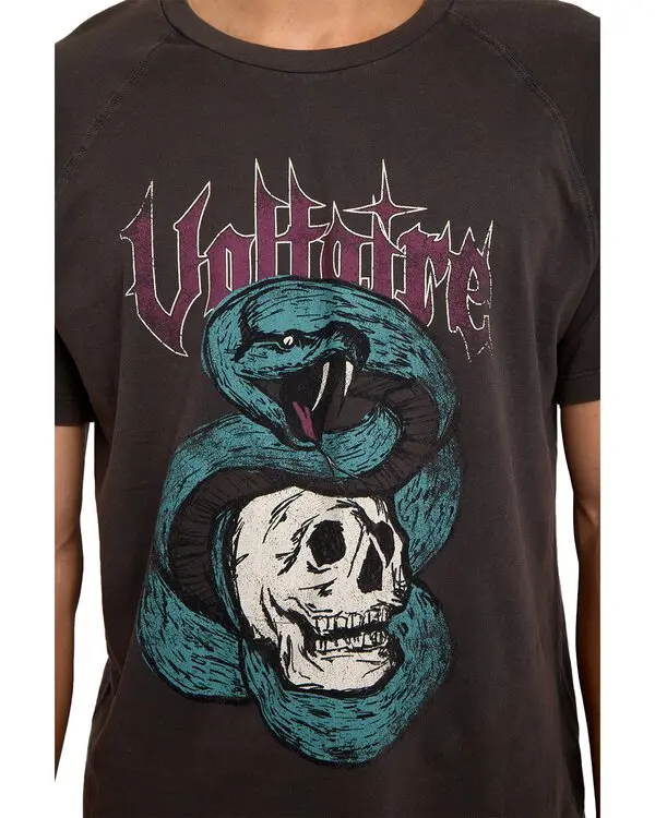 Zadig&Voltaire Torry Snake Raglan Tee - Carbone