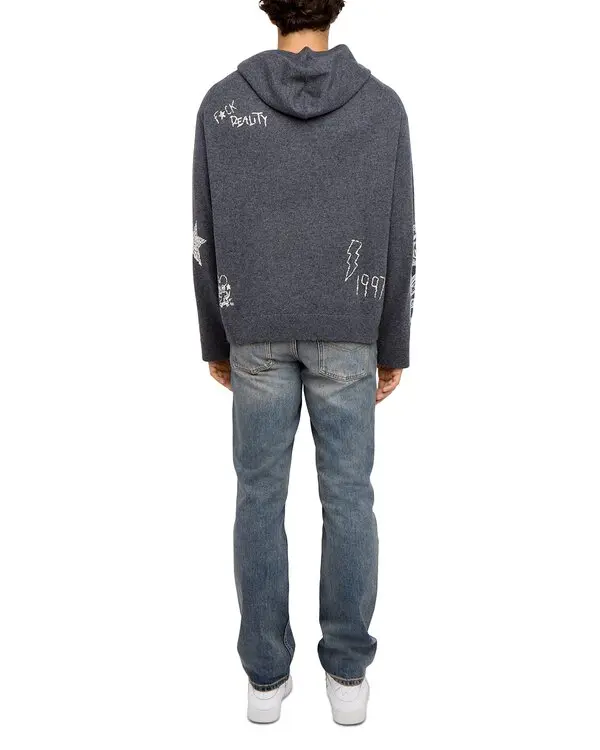 Zadig&Voltaire Malay Punk Pullover Hoodie Sweater