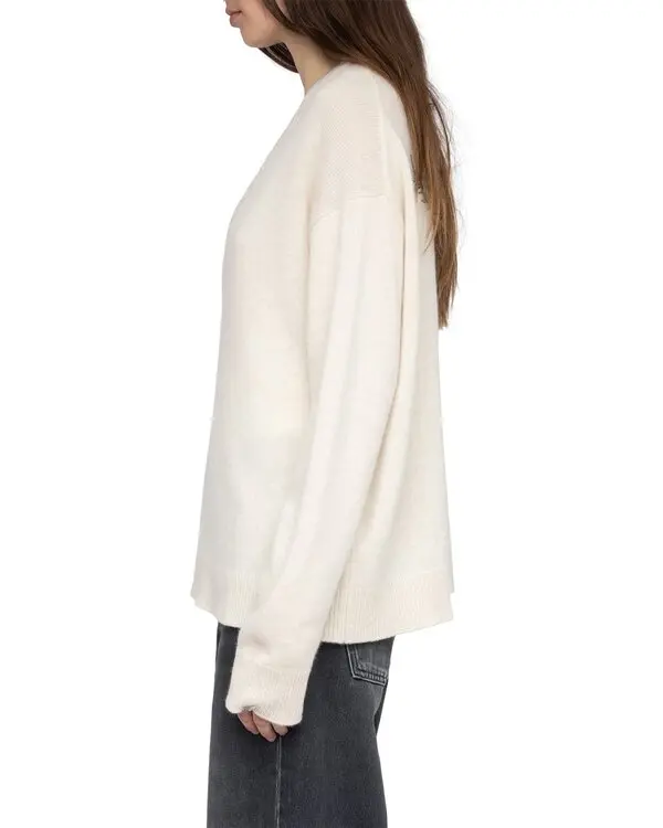 Zadig&Voltaire Mikyiz Cashmere Sweater - Eggshell