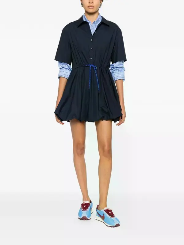 Maje Drawstring Mini Dress