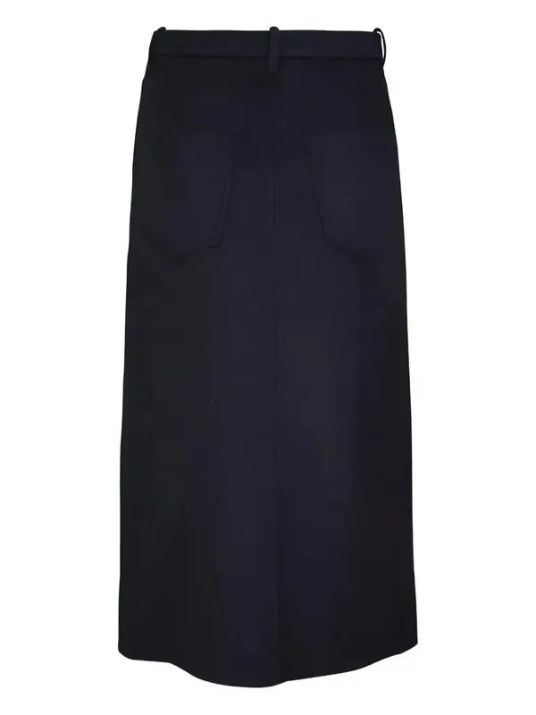 Brunello Cucinelli Wrap-front Midi Skirt